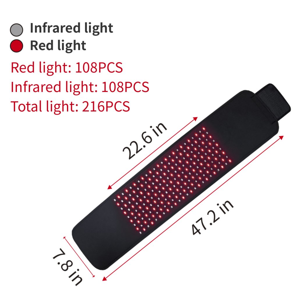 dgyao® Red Infrared Light Therapy Devices Wrap for Back Pain Relief(SMD ...