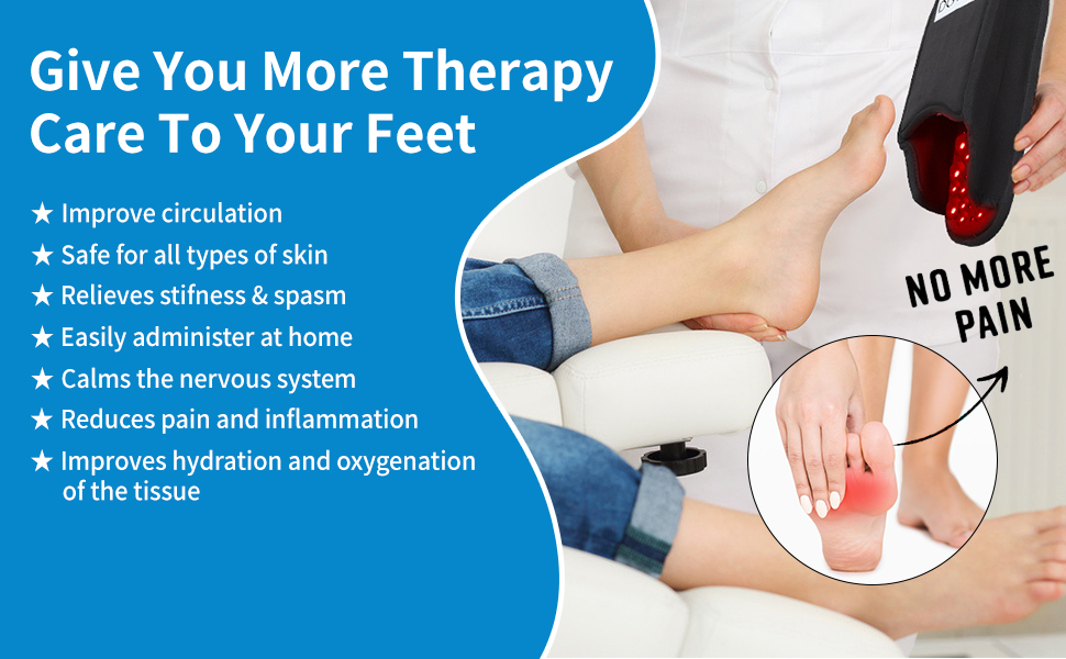 dgyao® Red Light Therapy Devices Near Infrared LED Pad 880 NM Foot Pain ...